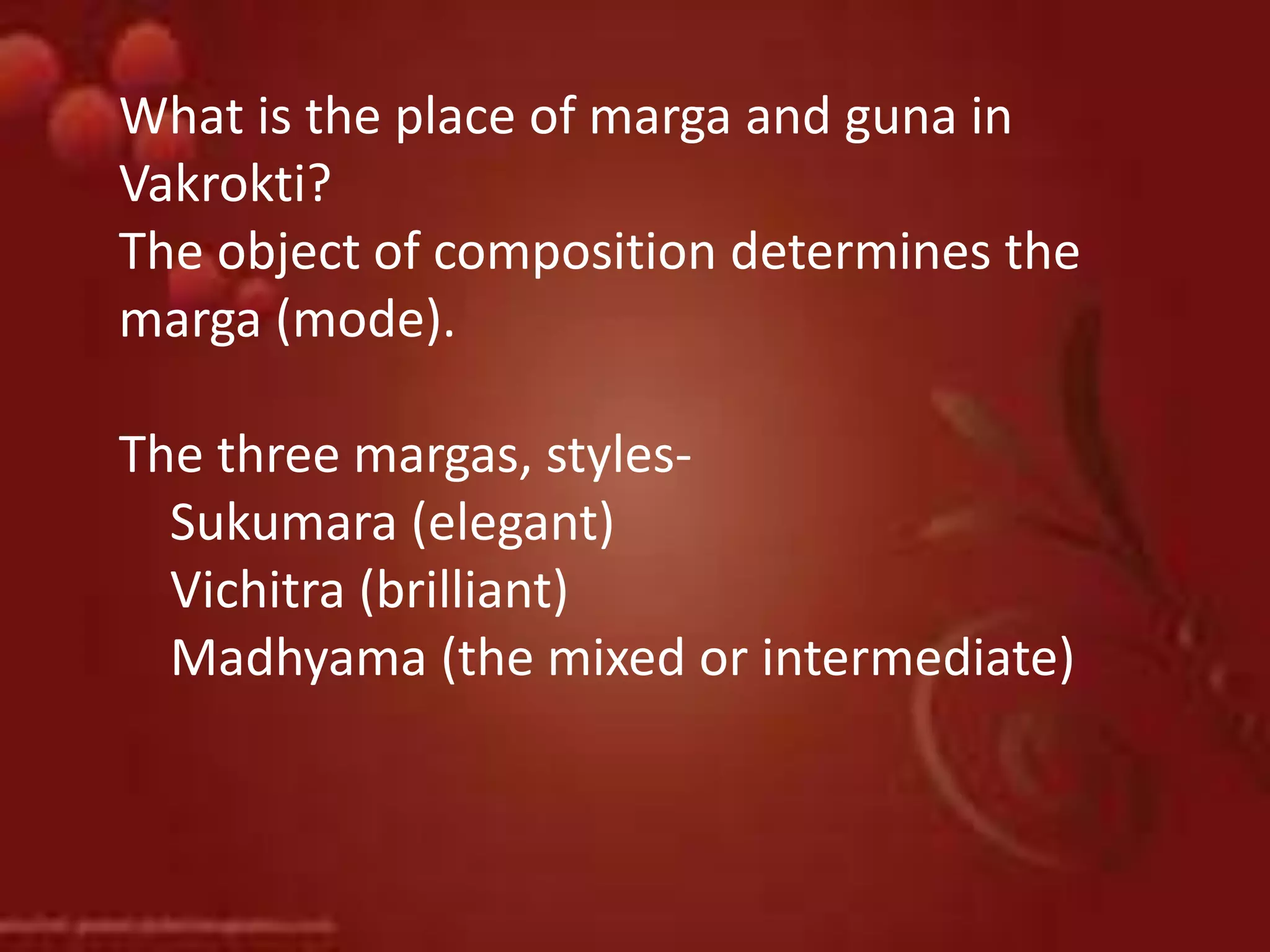 Theory of Vakrokti | PPTX