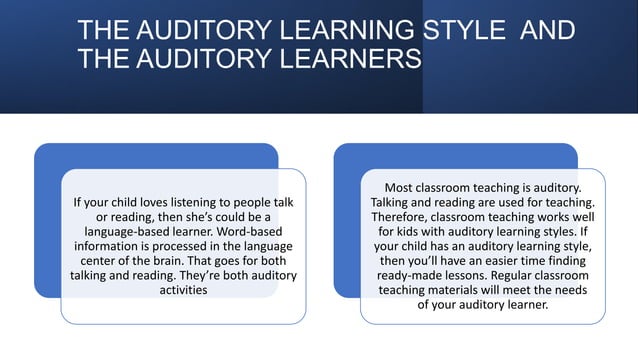 VAKT Learning Styles | PPTX