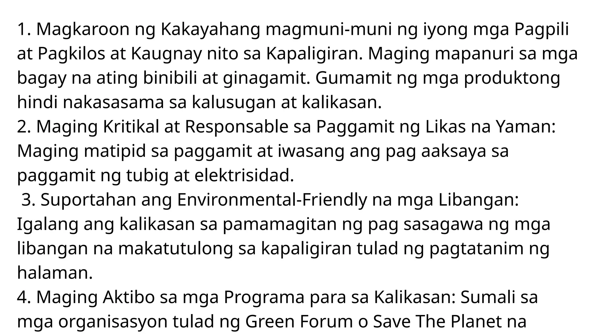 PAMUMUHAY NG PAYAK BILANG PANSARILING PAGIINGAT SA KALIKASAN | PPTX