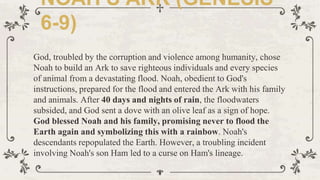 Values Education: Bible The Book of Genesis | PPTX