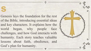 Values Education: Bible The Book of Genesis | PPTX