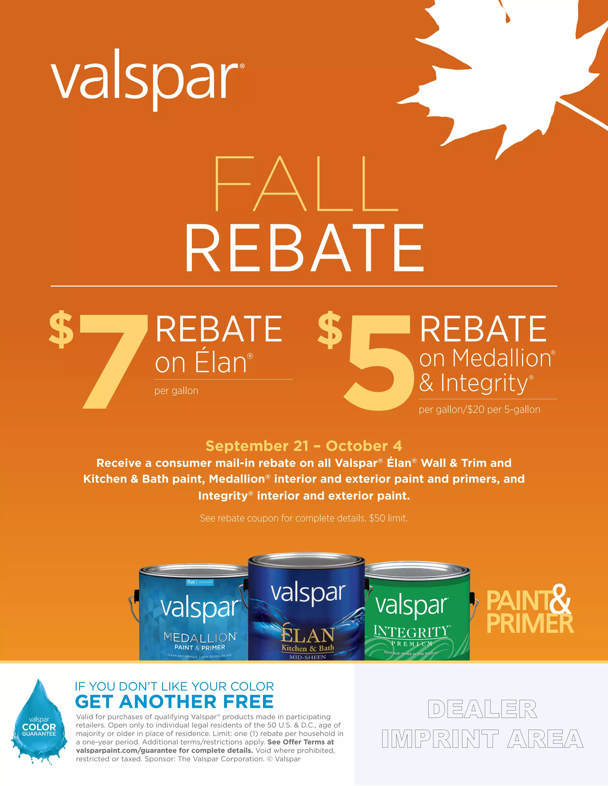 Valspar Fall Rebate | PDF