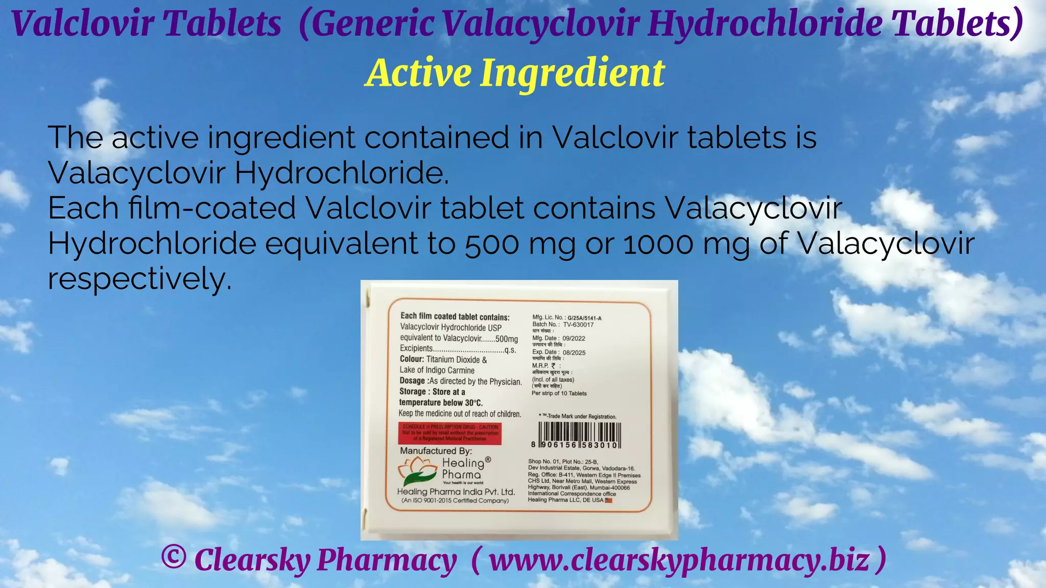 Valclovir Tablets (Generic Valacyclovir Hydrochloride Tablets) | PDF ...