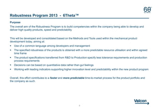 Valcon Design Robustness Program 2013 | PDF | Computer Software and ...