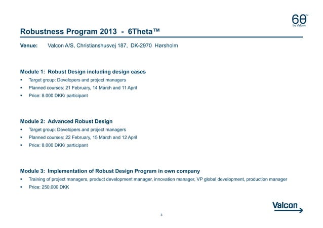 Valcon Design Robustness Program 2013 | PDF | Computer Software and ...