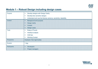 Valcon Design Robustness Program 2013 | PDF | Computer Software and ...
