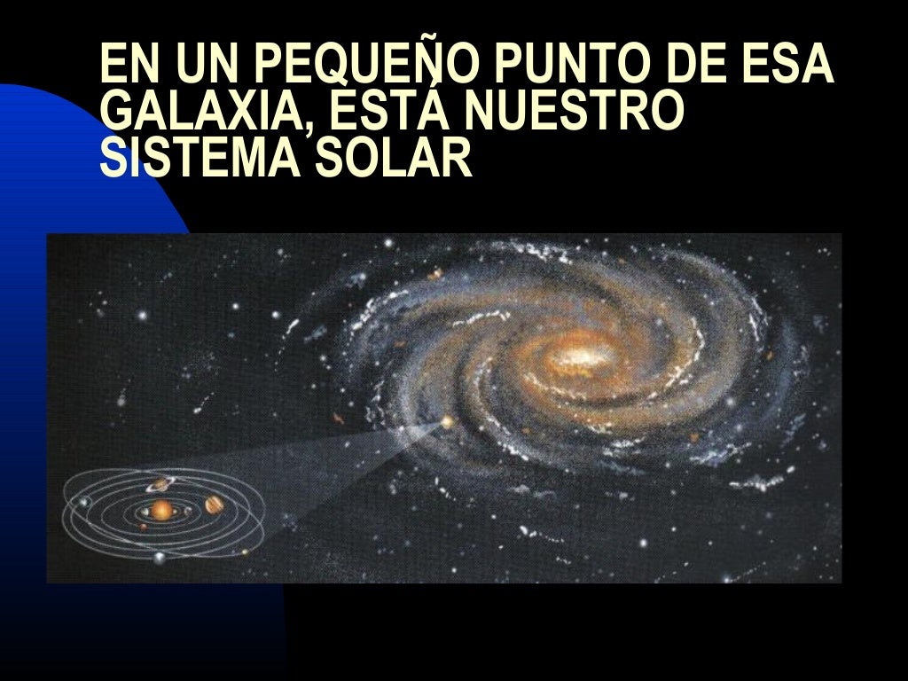 Vía láctea y sistema solar