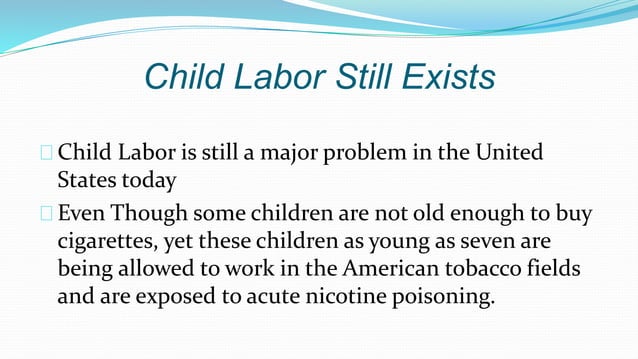 Child Labor during the Gilded Age