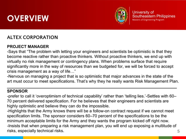 Vale Case Analysis 5- ALTEX CORPORATION.pptx