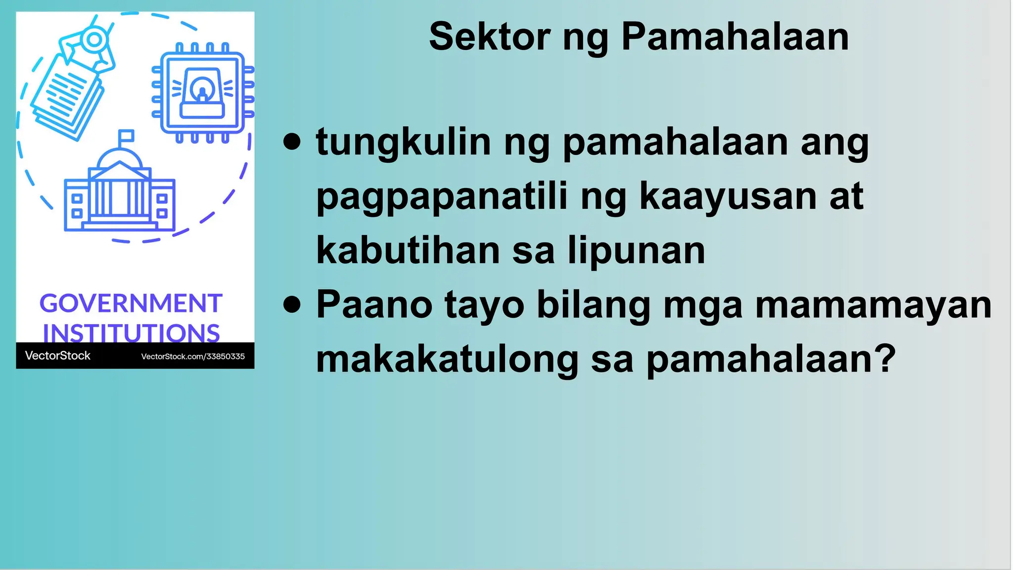 Sektor ng Lipunan - Values Education - 9 | PPTX