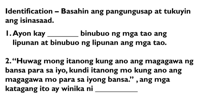 Sektor ng Lipunan - Values Education - 9 | PPTX
