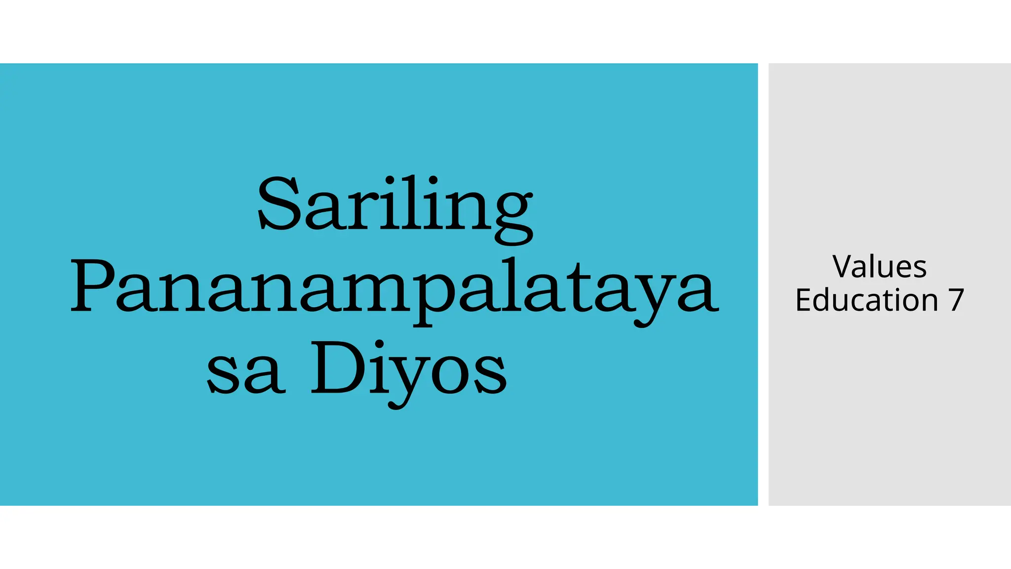 Values Education 7 activity.pptx Grade 8 | PPTX