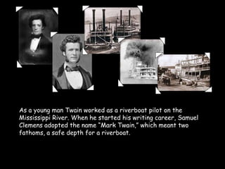 MARK TWAIN and His legacy and His main works.pptx