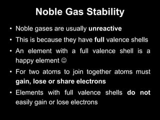 Valence and lewis dot structure | PPTX