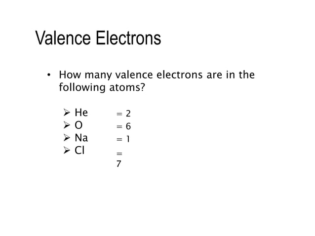 Valence electrons and lewis dot | PPTX