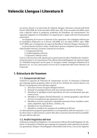 Valencià, Llengua I Literatura Ii | PDF