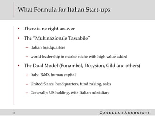 Internationalization of italian start-ups - Valentina Casella | PDF ...