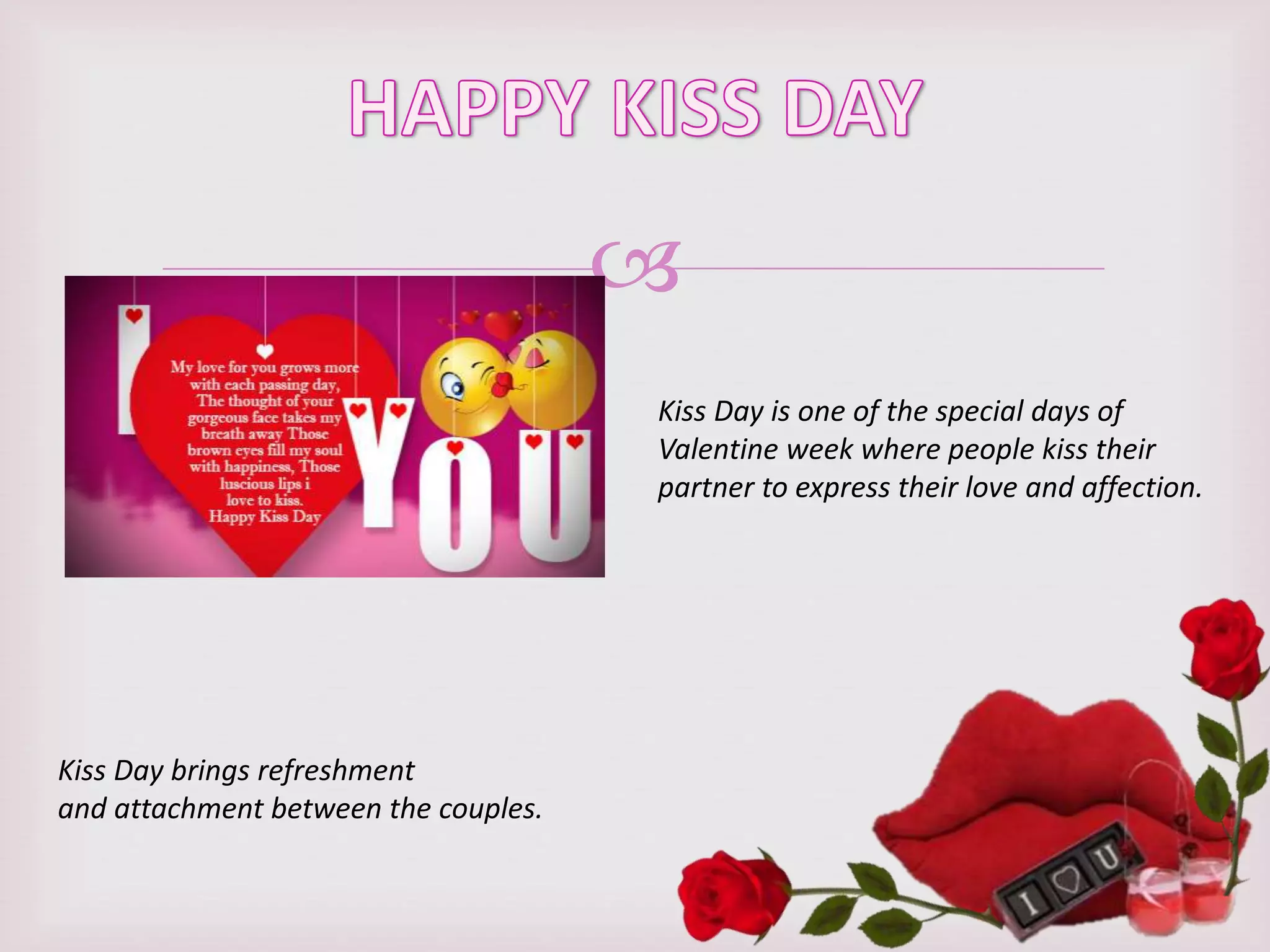 Feel the time stop, share a kiss | PPTX