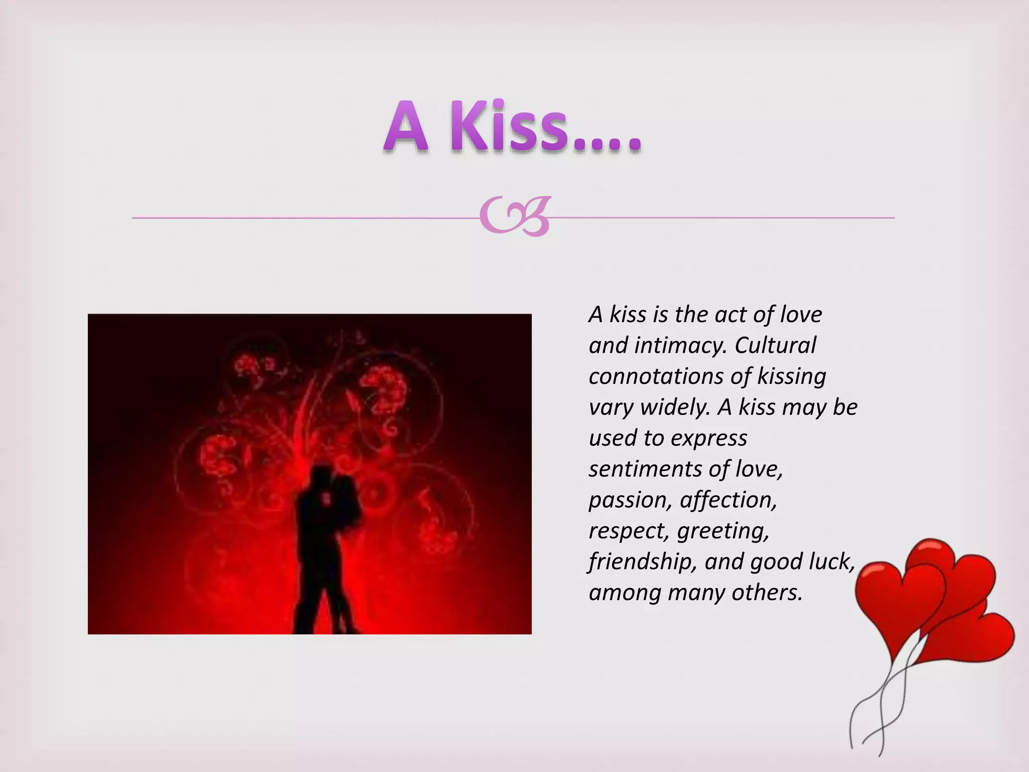 Feel the time stop, share a kiss | PPTX