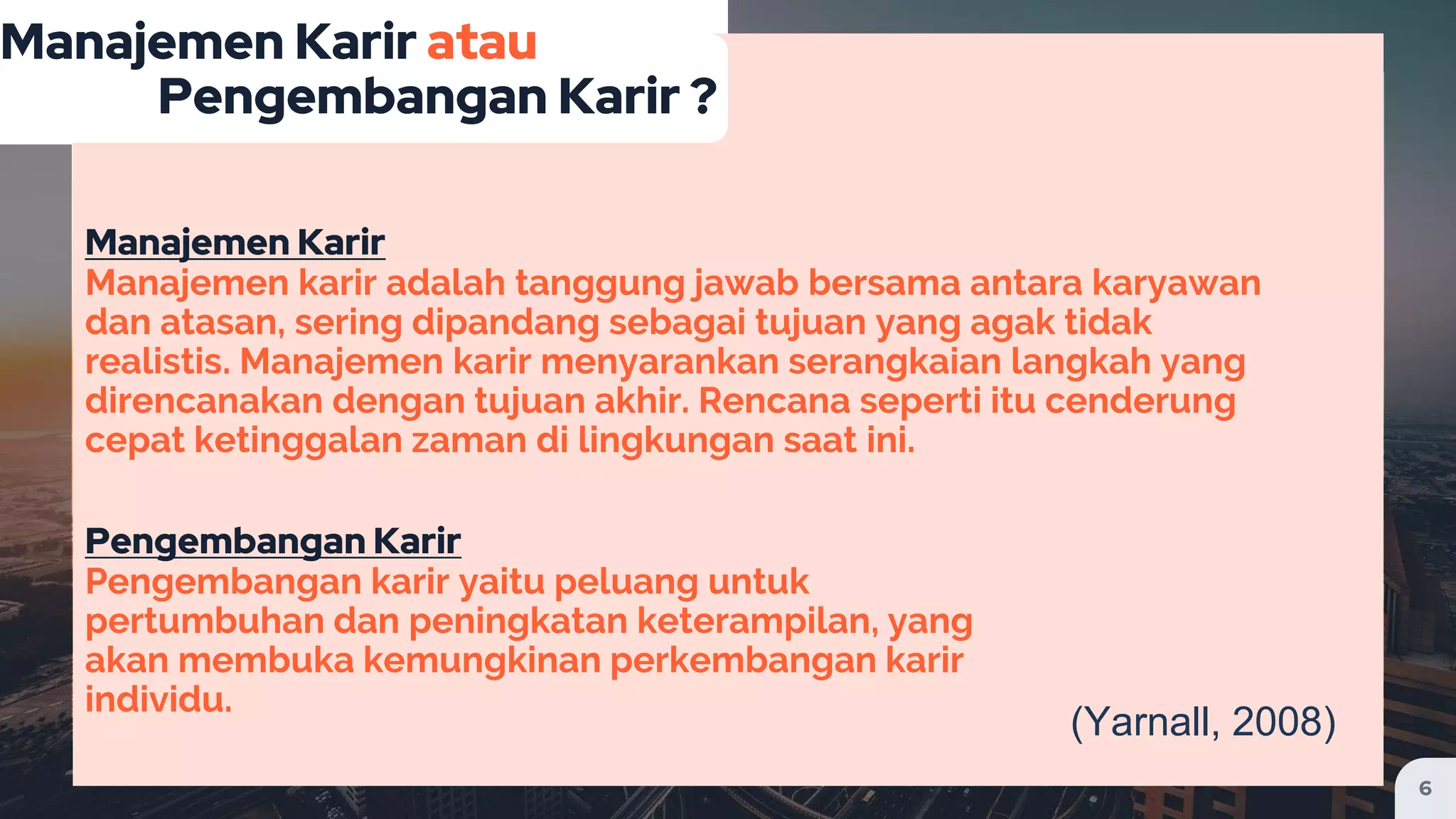 Manajemen Karir (Career Management) | PPTX