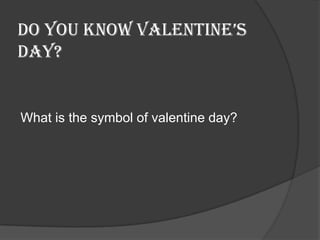 Valentine’s day | PPT