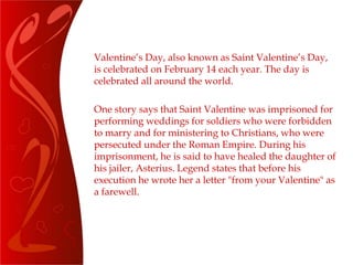 Valentine's day Significance and Meaning | PPTX