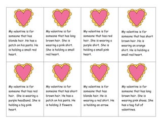 Valentines dayinferencesfreebie | PDF | Women\'s Outerwear | Women\'s ...