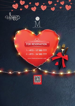 Valentines Day Menu 2024 - The M Restaurant Bahrain.pdf