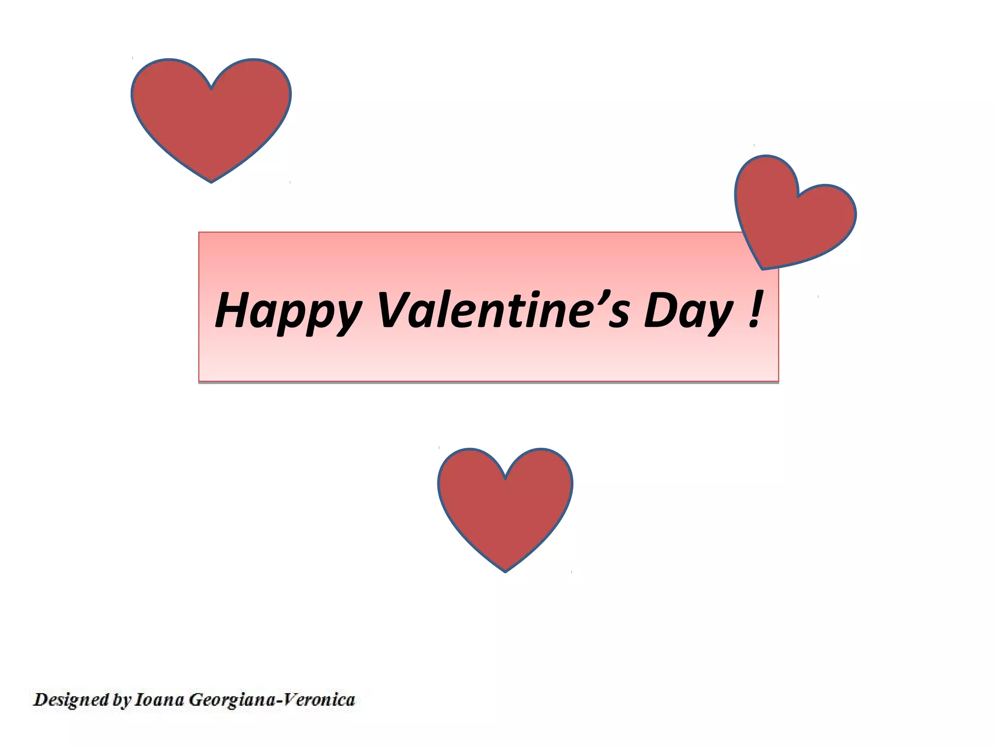 Valentine's day presentation | PPT