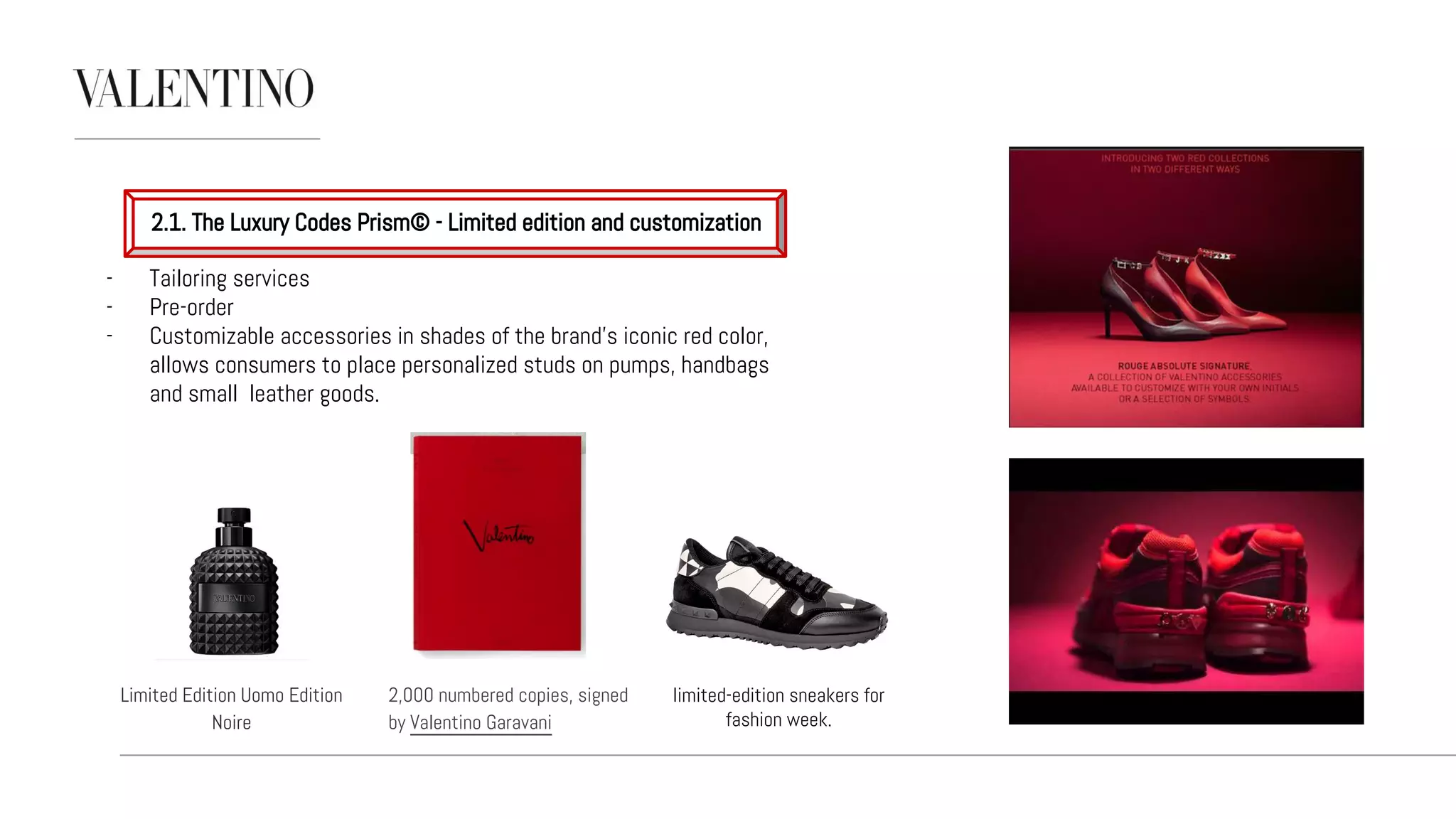 Luxury, an overview of Valentino | PDF