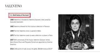 Luxury, an overview of Valentino | PPT