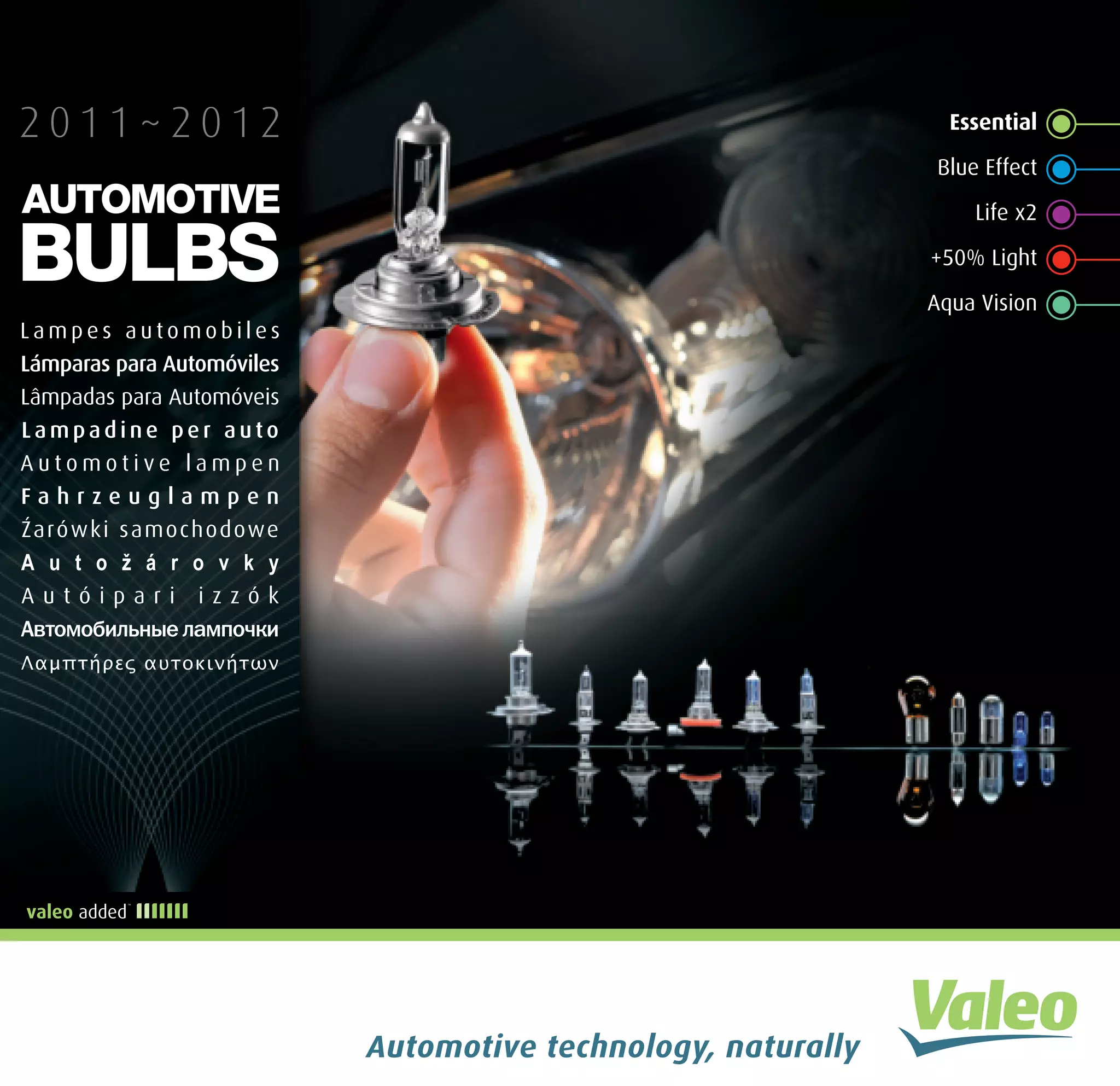 Valeo passenger car lighting & signaling bulbs quickfinder catalogue ...
