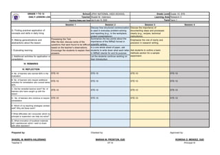 Valeriano Research 2 Grade 10 Term 1 Week 4 | PDF
