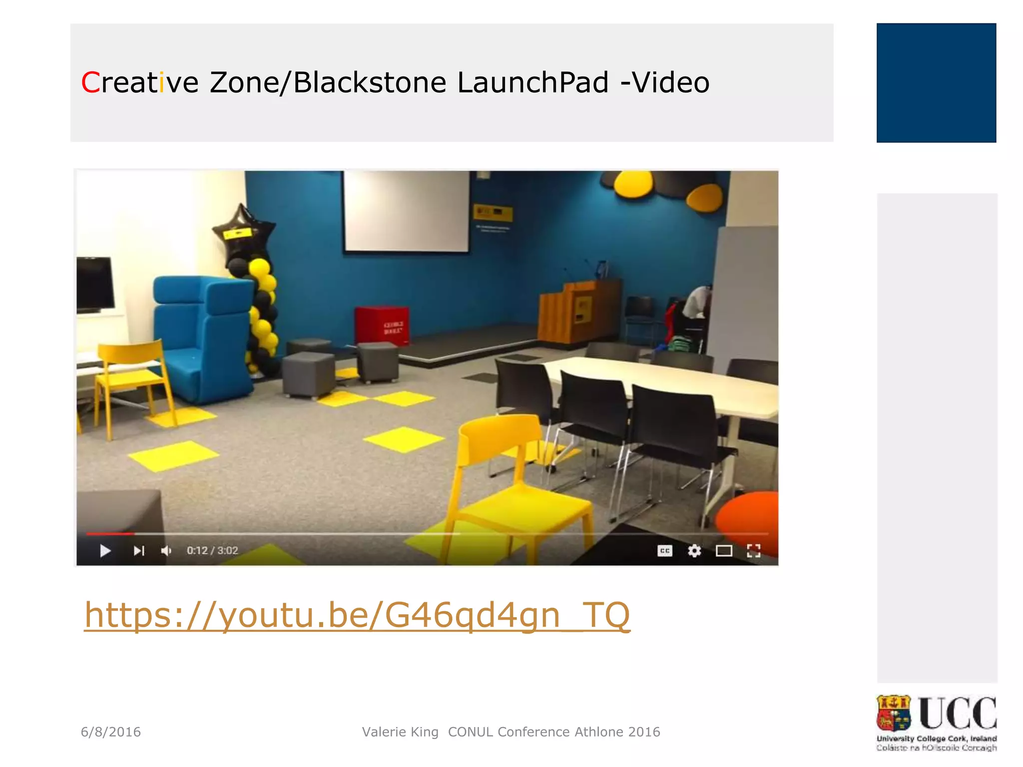 Creative Zone / Blackstone LaunchPad - Valerie King | PPTX