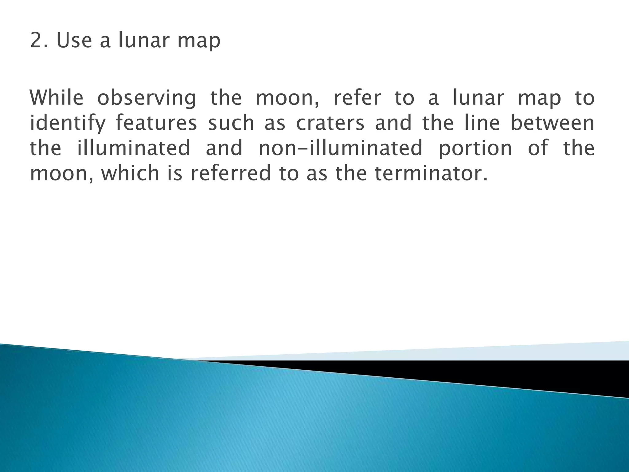 Simple Tips for Observing the Moon with a Telescope | PPT