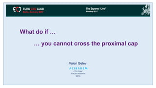 Rapid fire Tipps and Tricks – 5 min: What do do if ... you cannot cross ...