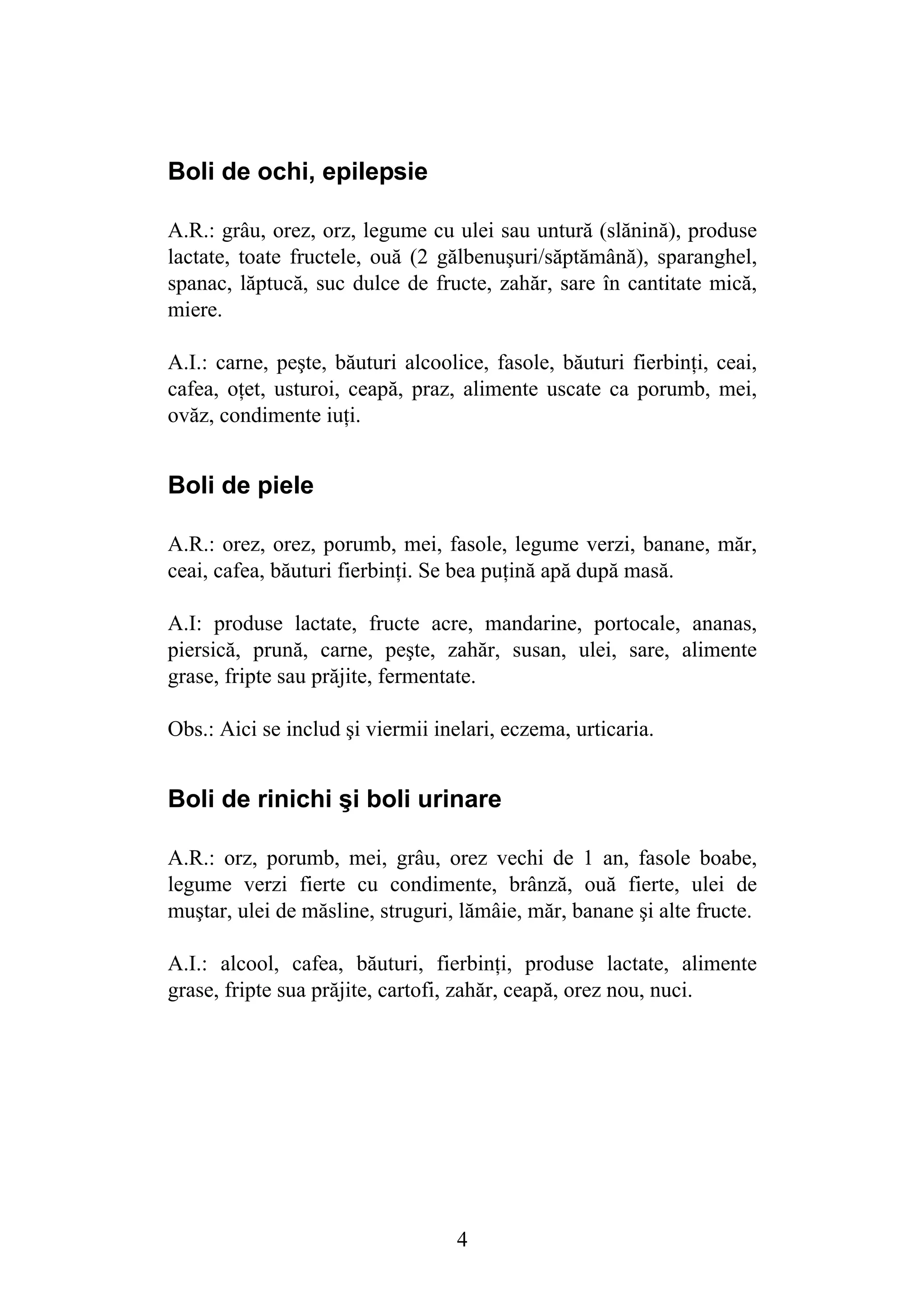 Valeriu popa - regimuri | PDF