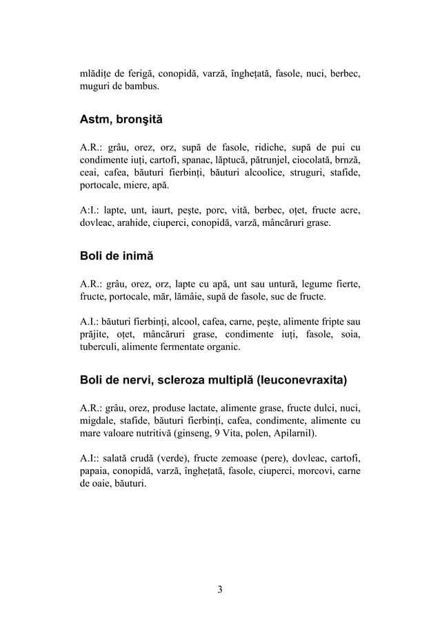 Valeriu popa - regimuri | PDF