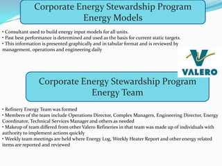 Valero refinery energy | PPTX
