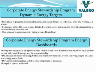 Valero refinery energy | PPTX