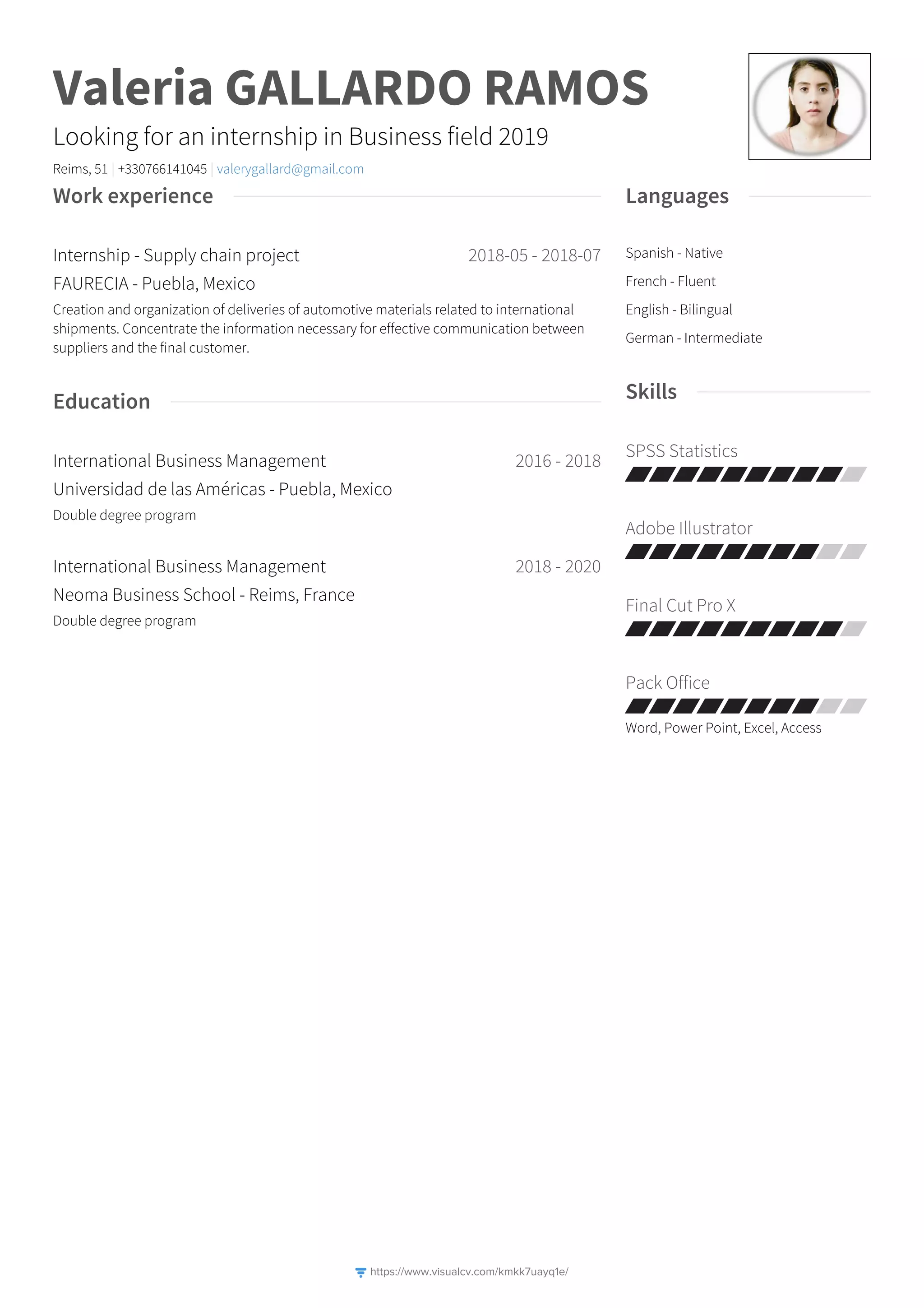 Valery cv resume | PDF