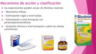 Farmacos Expectorantes | PPTX