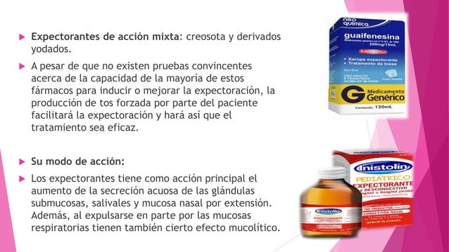Farmacos Expectorantes | PPTX
