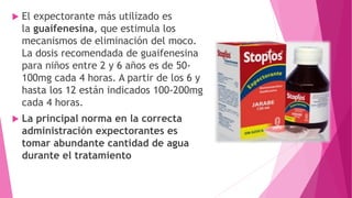 Farmacos Expectorantes | PPTX