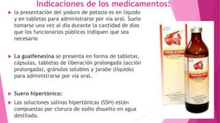 Farmacos Expectorantes | PPTX