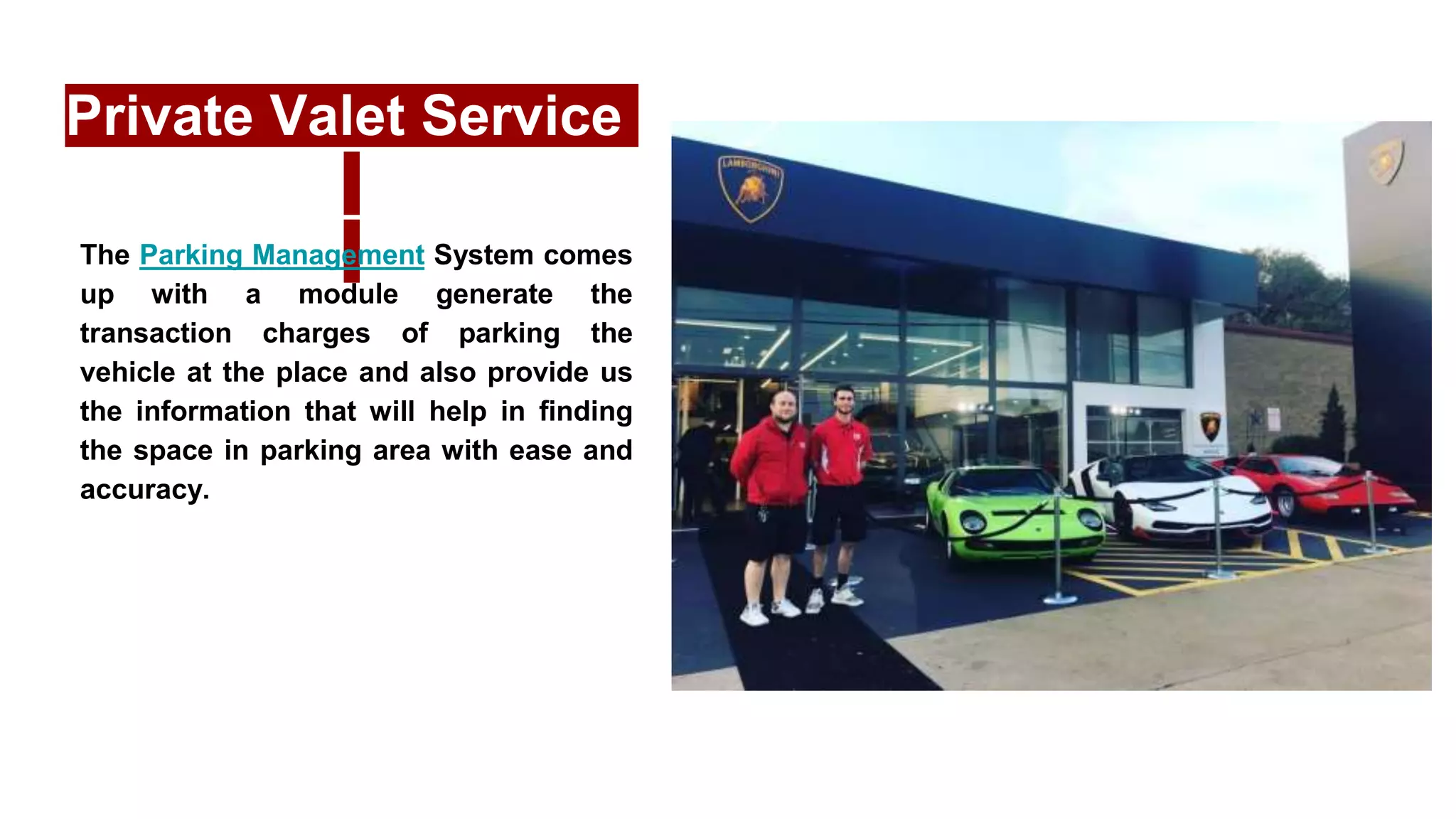 Valet Parking Company | PPTX