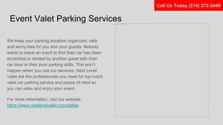 Valet Parking Services | PPTX