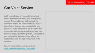 Valet Parking Services | PPTX