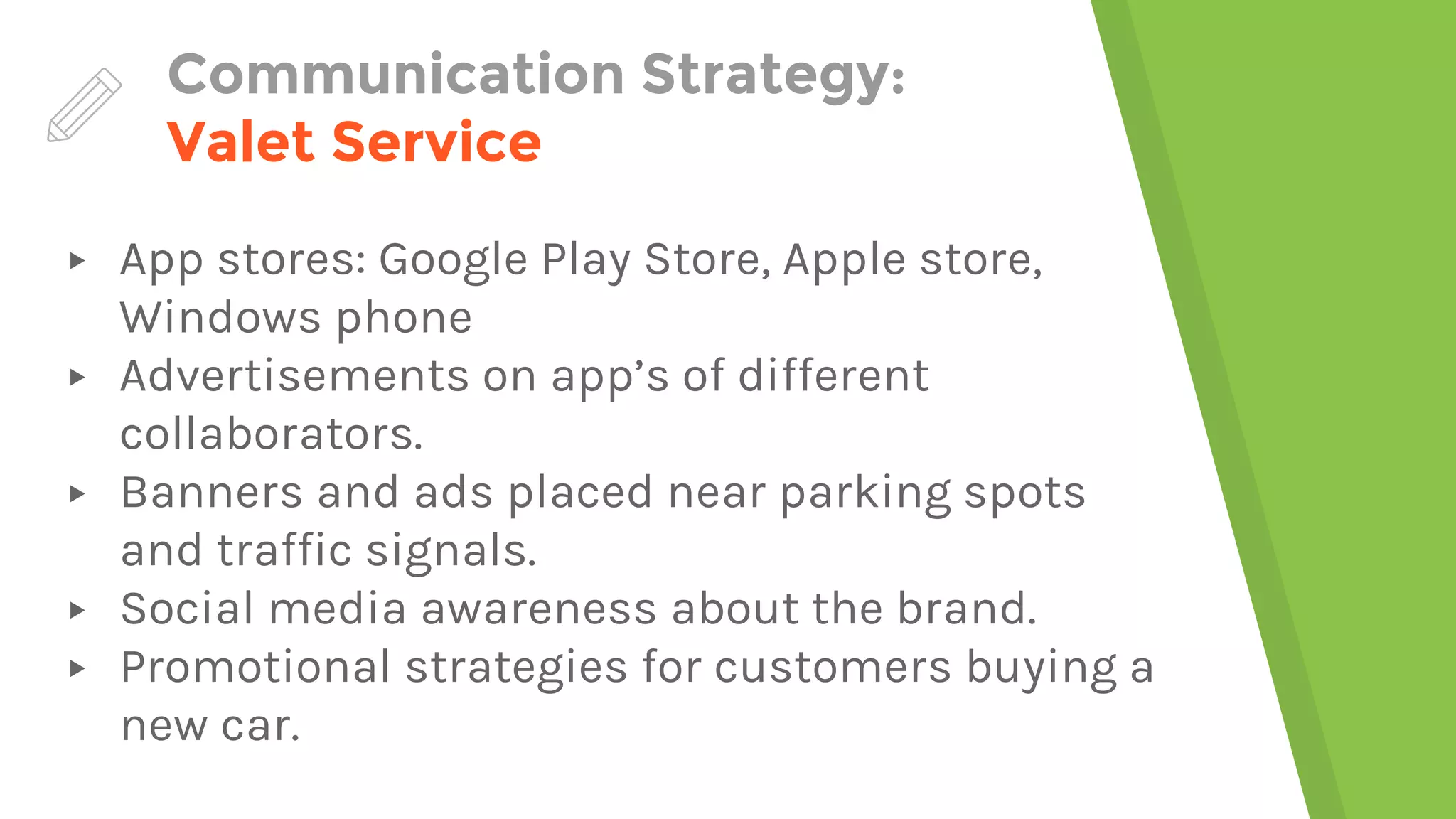 Valet service marketing plan | PDF