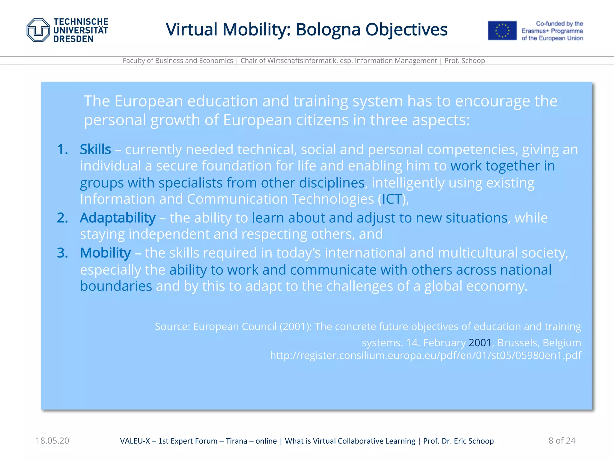 VALEU-X What is Virtual Collaborative Learning | PPT
